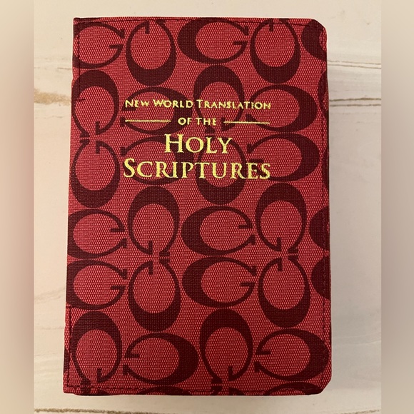 Other | New World Translation Bible Cover Gg Red Design Jehovahs ...